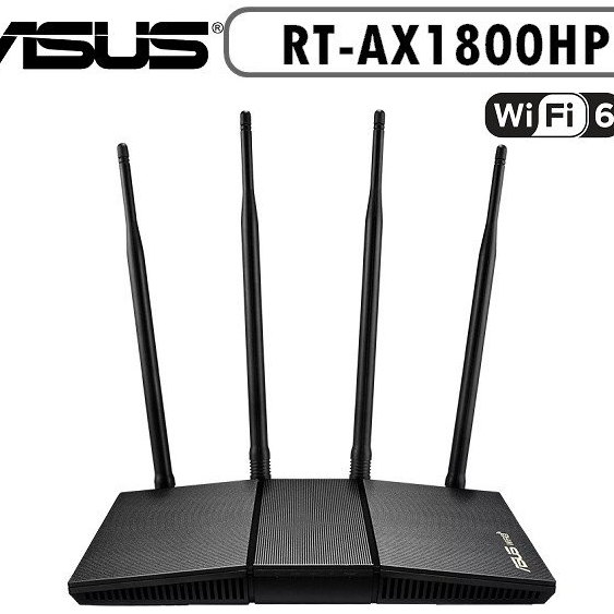 ASUS (RT-AX1800HP) Router Wireless AX1800 Dual Band Gigabit Wi-Fi 6 ...