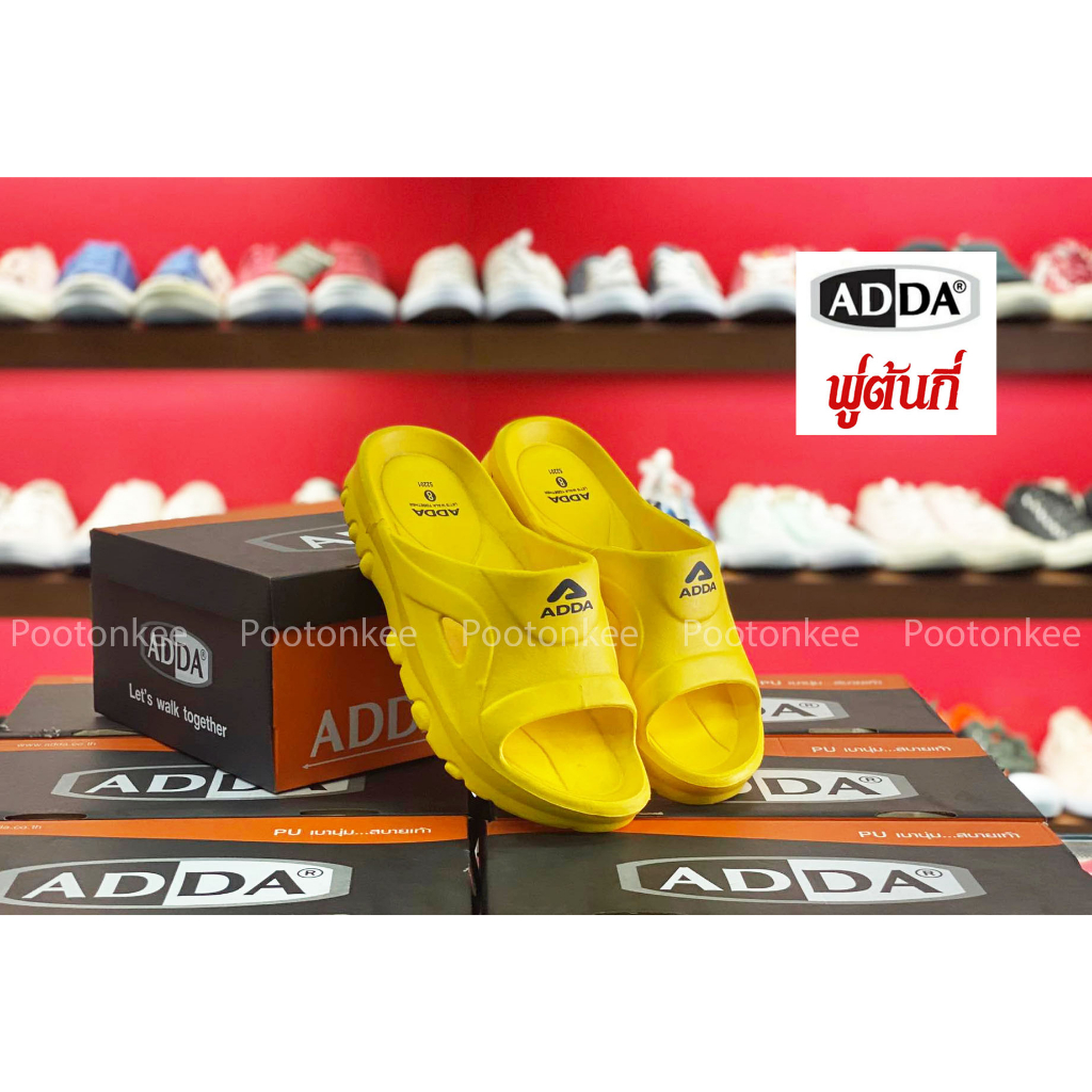 ADDA รองเท้าแตะ แอ๊ดด้า รองเท้าลำลอง แบบสวม รุ่น 52201 (ไซส์ 7-10 ...