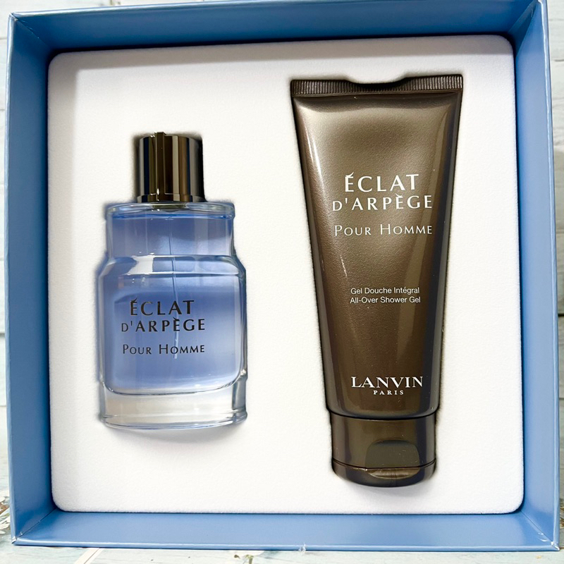 LANVIN Eclat D’Arpege Pour Homme EDT 50ml (For MEN) + Shower Gel 100ml ...