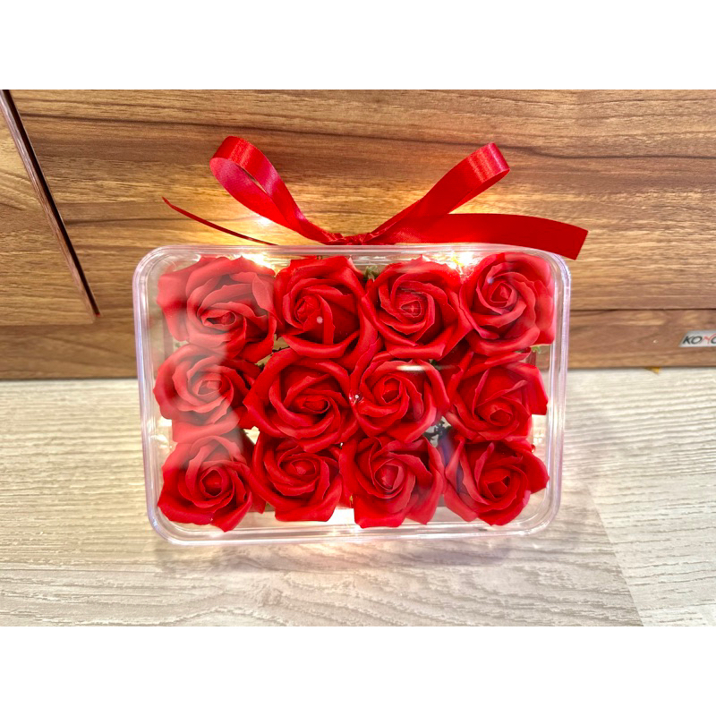 Rose Box กล่องดอกกุหลาบติดไฟ แถมรูปฟรี พร้อมส่ง ของขวัญวันเกิด วัน ...