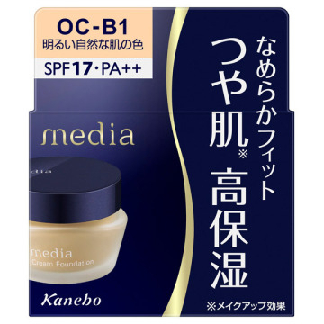 ใส่โค้ด JAPA22 รองพื้น คาเนโบะ Kanebo Media cream foundation SPF17・PA++ 25g | Shopee Thailand