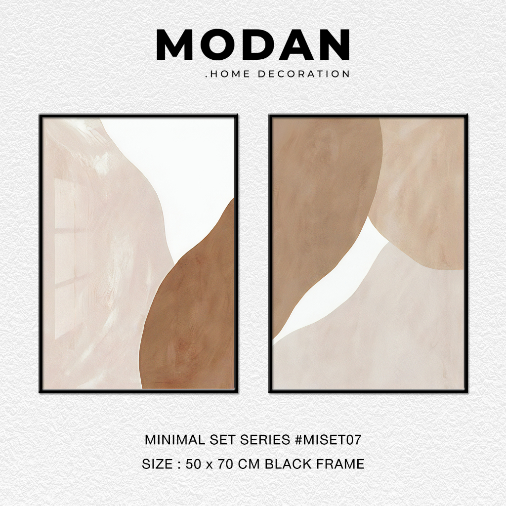 ⚡ พร้อมจำหน่าย ⚡ MODAN ภาพตกแต่งบ้านสไตล์โมเดิร์น MINIMAL SET SERIES ...