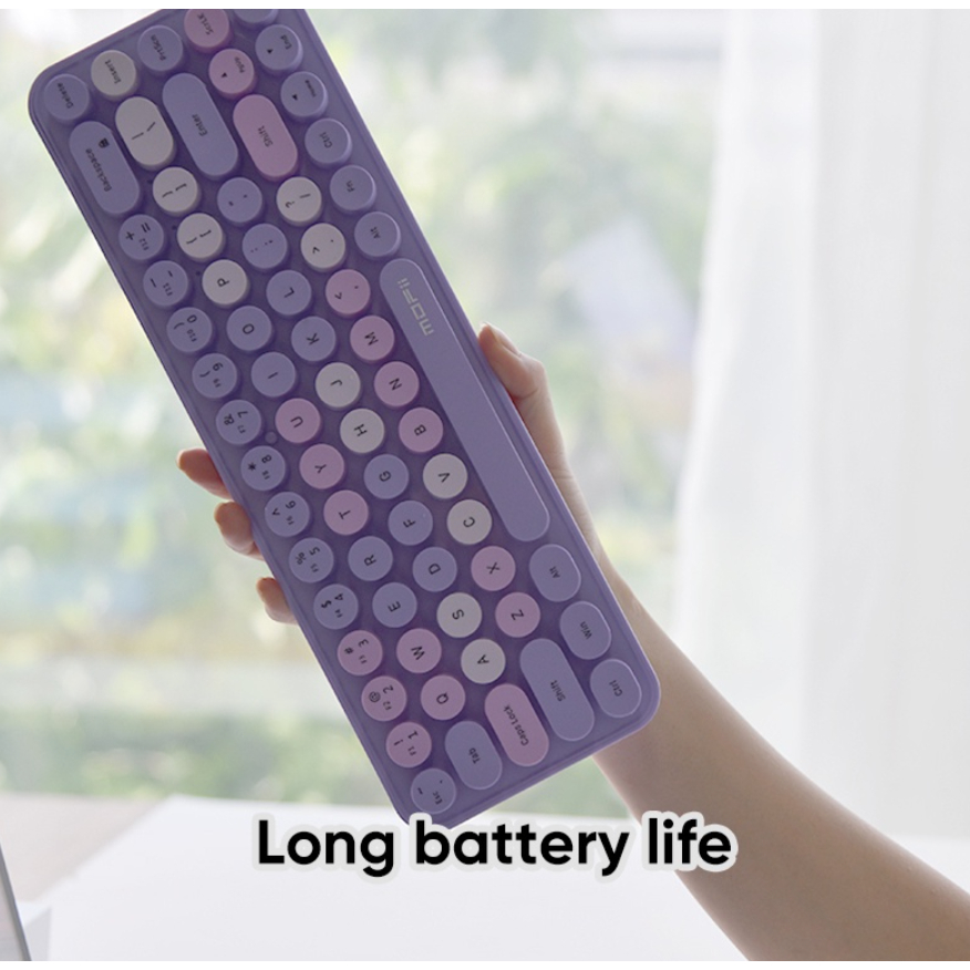 พร้อมส่งจากไทย ** แถมฟรีสติกเกอร์ไทยปุ่มกลม** ⚡️ ปุ่มเงียบ ⚡️ MOFii ...