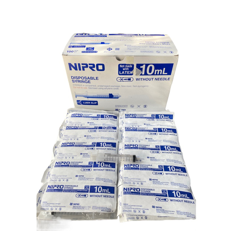 ไซริงค์ กระบอกฉีดยา NIPRO Syringe 10, 20 ml | Shopee Thailand