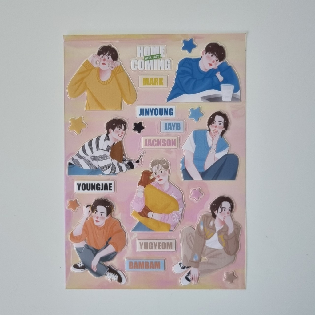 Sticker ก็อตเซเว่น got7 homecoming 2022 mark jayb bambam jackson ...