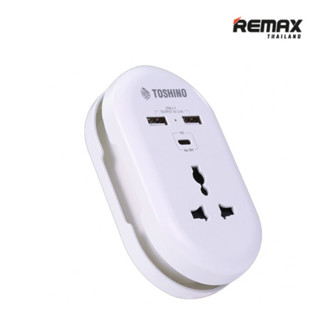 Toshino Charger DE-3UPD (หัวแปลงปลั๊ก,2USB,1 Type-c) - หัวแปลงปลั๊ก ...