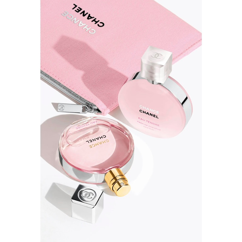 CHANEL CHANCE EAU TENDRE EAU PERFUME AND HAIR MIST SET LIMITED EDITION ...