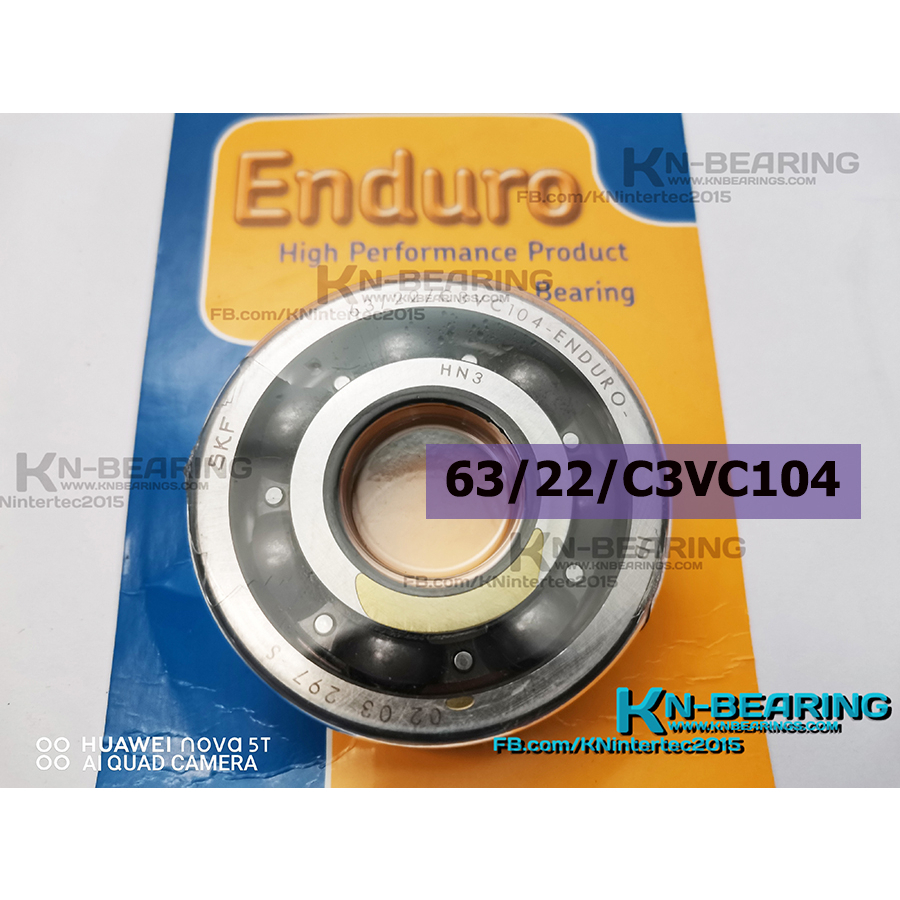 63/22/C3VC104 ยี่ห้อ SKF 63/22 63/22C3 ขนาด 22*56*16 Enduro รอบจัด ...