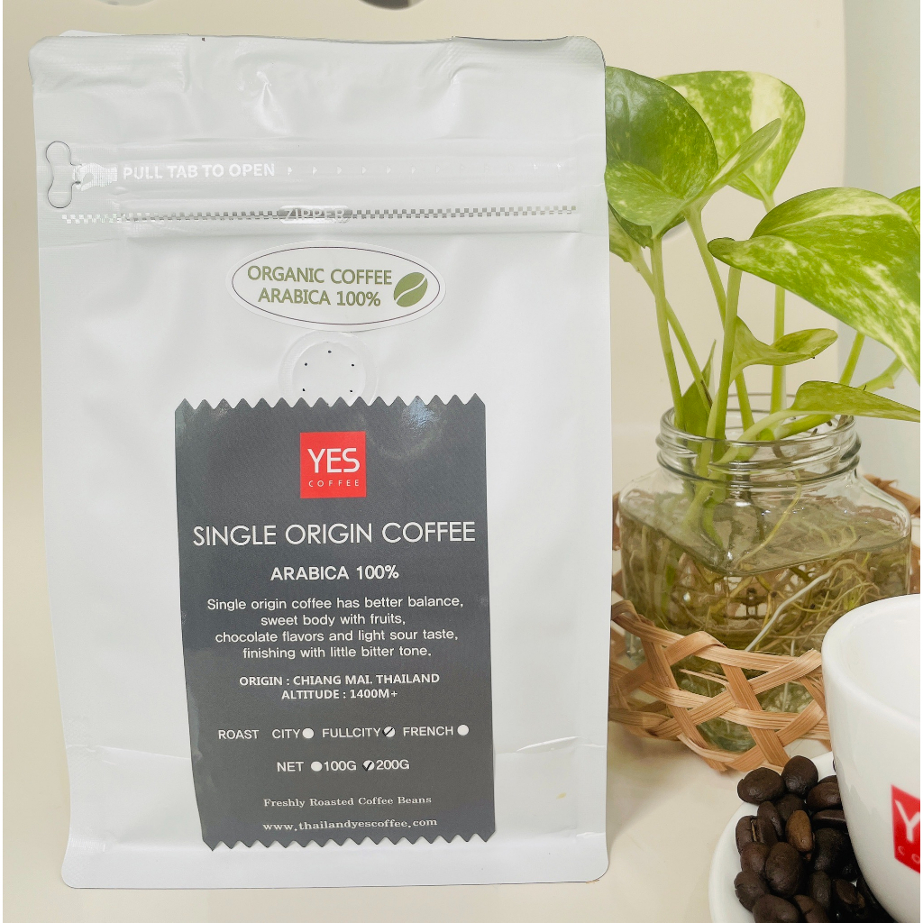 Organic Coffee 200g (YES COFFEE BRAND) | Shopee Thailand