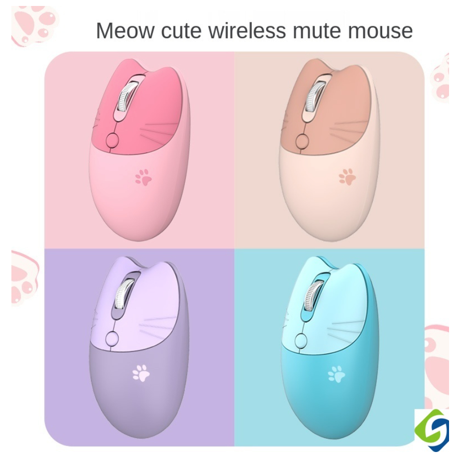พร้อมส่งจากไทย ⚡️ เสียงเงียบ ⚡️Mofii CAT M3 เมาส์ไร้สาย รูปการ์ตูนแมว ...