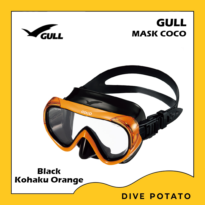 Gull Diving Mask Coco หน้ากากสำหรับดำน้ำเลนส์เดียวจากแบรนด์ Gull ...