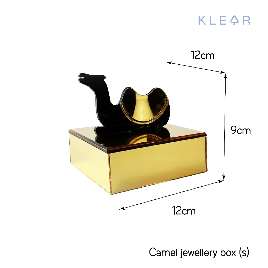 KlearObject Camel jewellery box (S) กล่องใส่เครื่องประดับ Luxury กล่องใส่เครื่องสำอางค์อะคริลิค ...