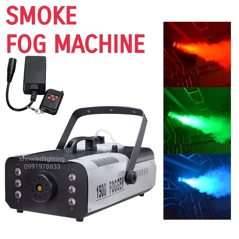 Smoke 1500w,1000W Fog machine สโมค1500w,1000w LED [ มี 2 รุ่น กดเลือก ...