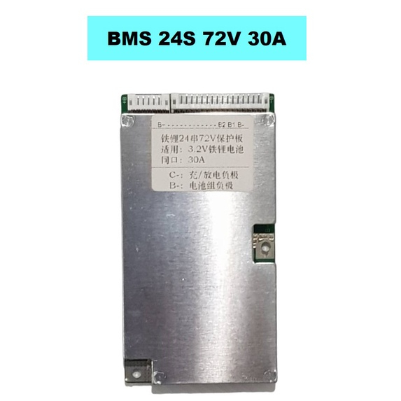 BMS LiFePo4 3.2V 24S 72V 30A บอร์ตป้องกันแบตเตอรี่ | Shopee Thailand