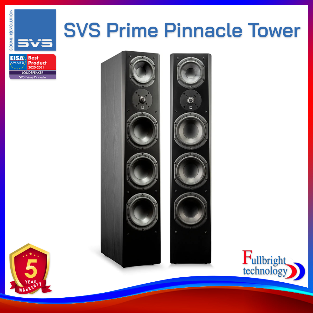 SVS Prime Pinnacle Tower 3-Way Floorstanding Loudspeaker Warranty 5 ...