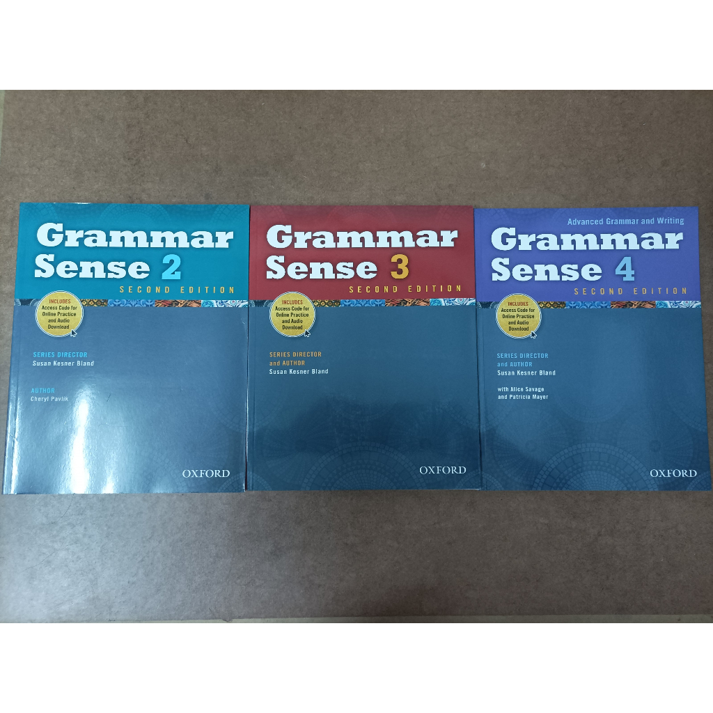 หนังสือ Grammar Sense 2-4 by Oxford University Press (3 เล่ม) | Shopee ...