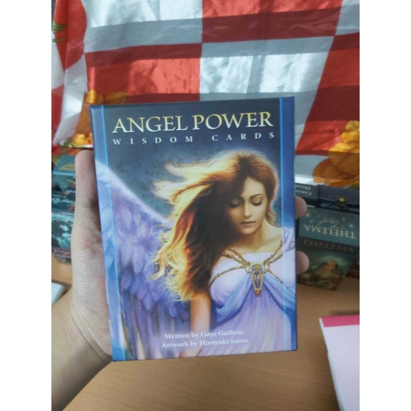 ไพ่ออราเคิลมือสอง Angel Power Wisdom Cards แท้ 100% | Shopee Thailand