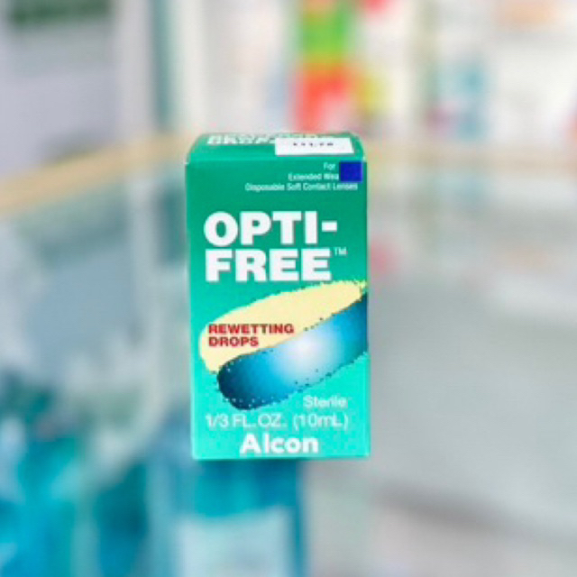 Opti-Free Rewetting Drops 10 ml น้ำตาเทียมใช้ได้ขณะใส่คอนแทคเลนส์ ...