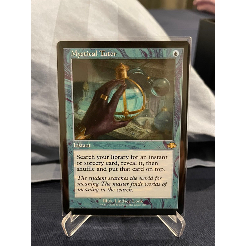Dominaria Remastered Variants: Mystical Tutor (Retro Frame) | Shopee Thailand