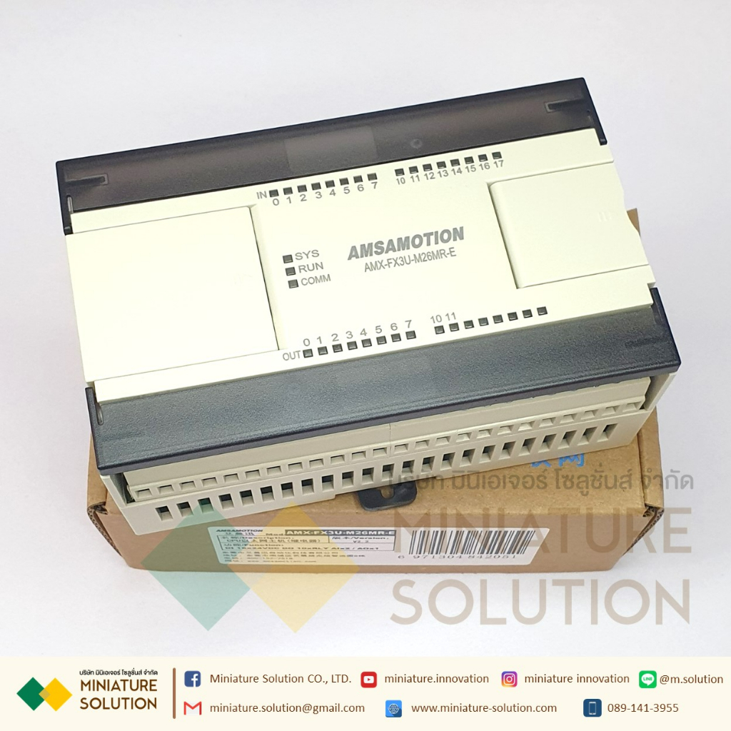 AMSAMOTION PLC RS422 RS485 Series FX3U Relay/Transistor Controller USB-SC09-FX Programming Cable ...