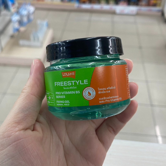 Lolane free style fixing gel 100 g - โลแลน ฟรีสไตล์ เจล เจลแต่งผม เจล ...
