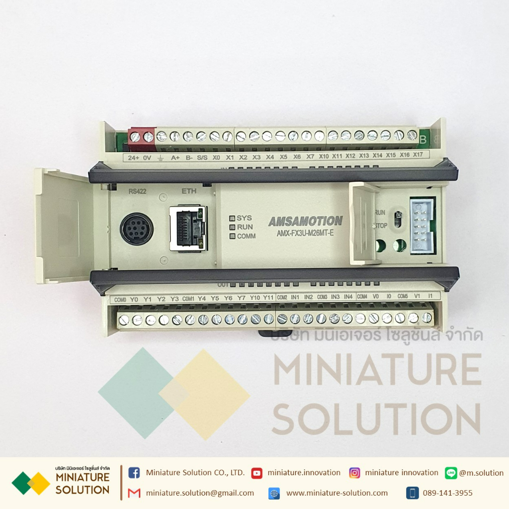 AMSAMOTION PLC RS422 RS485 Series FX3U Relay/Transistor Controller USB-SC09-FX Programming Cable ...