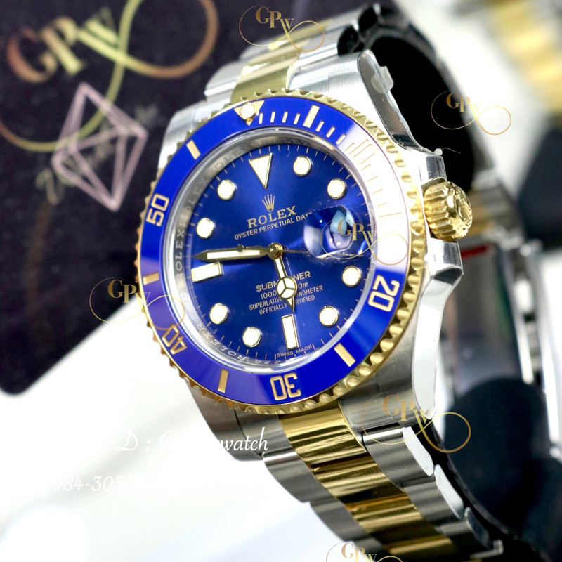 Rolex Submariner 2 Tone Yellow gold Automatic Swiss movement 40 mm ...