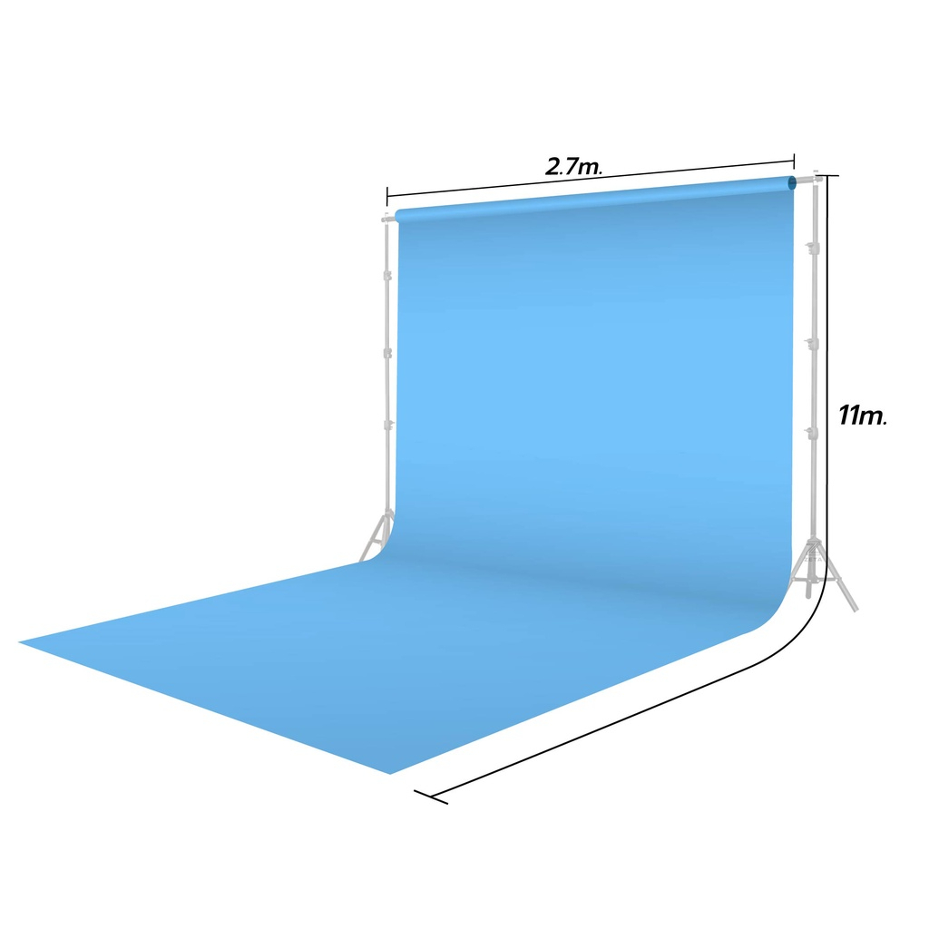 ฉากกระดาษ ขนาด 2.7X11 เมตร ฉากลิมโบ้ Limbo Paper Backdrop ฉากถ่ายภาพ ...
