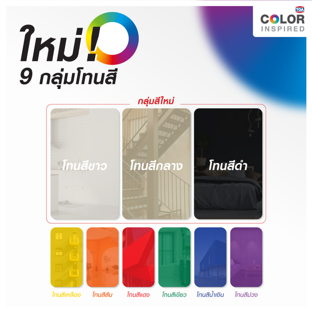 TOA พัดสี TOA Color World Expert (เล่มใหม่ 2024) แคตตาล็อคสี แพนโทน ที ...