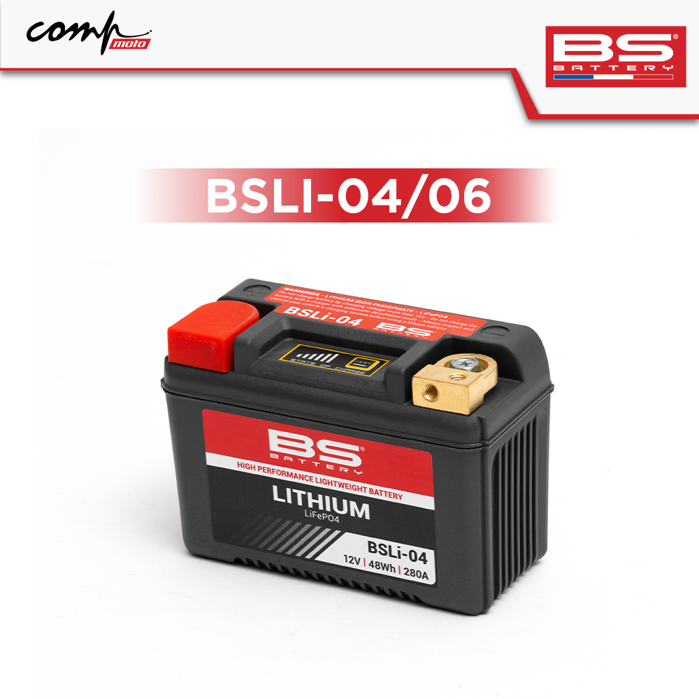 BS Battery LITHIUM BSLI-04/06 12V 48Wh แบตเตอรี่ลิเธียมไฟแรง เสถียร ให้อันตราเร่งที่ดีขึ้น ...