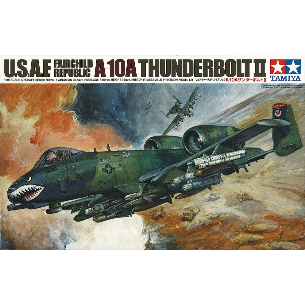 🏆 TAMIYA 61028 ชุดประกอบจำลองมาตราส่วน 1:48 FAIRCHILD REPUBLIC A-10A ...