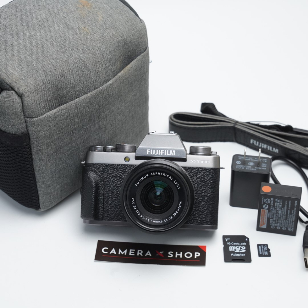 Fuji XT100 + 15-45 แถมเม็ม แถมกระเป๋า | Shopee Thailand