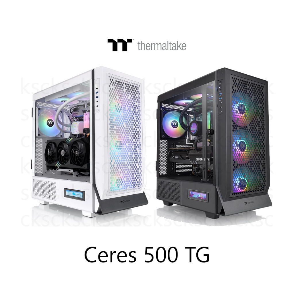 CASE เคส THERMALTAKE CERES 500 TG ARGB BLACK SNOW (E-ATX) | Shopee Thailand