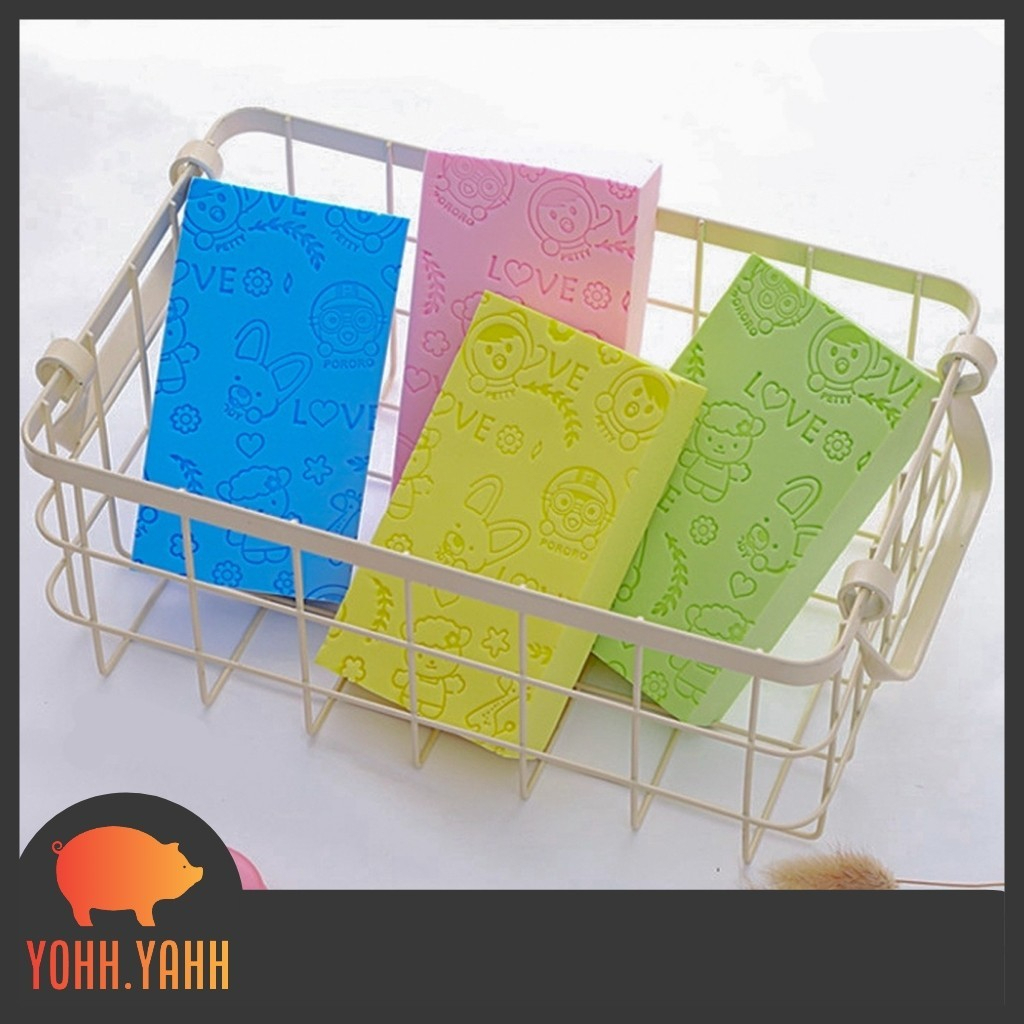 YOHH.YAHH ฟองน้ำขัดขี้ไคล (1 ชิ้น) ฟองน้ำขัดตัว แบบยาว จับถนัดมือ ราคา ...