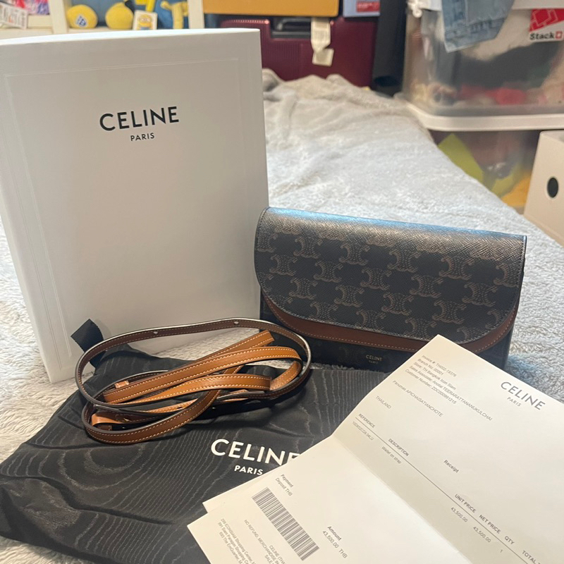 celine wallet on strap (used like very new) | Shopee Thailand