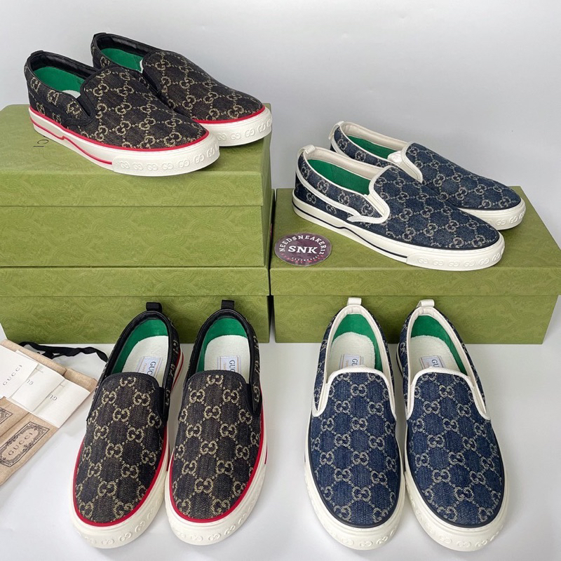 แนะนำสอบถามไซด์ก่อนกดสั่ง Gucci tennis 1977 slip-on (ของแท้100% ...
