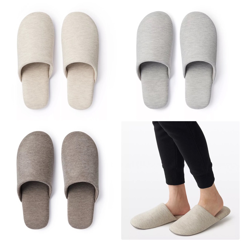 มูจิ รองเท้าแตะในบ้านแบบนุ่ม Muji Soft Slippers ไซส์ XL | Shopee Thailand