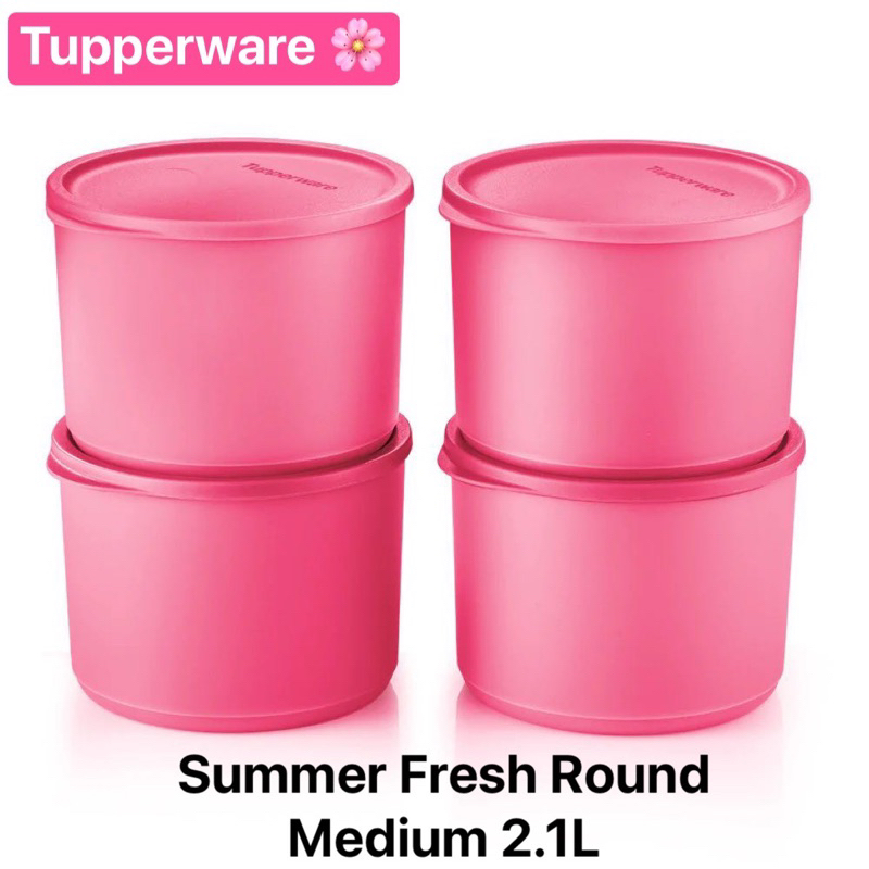 Tupperware รุ่น Summer Fresh Round Medium 2.1L | Shopee Thailand