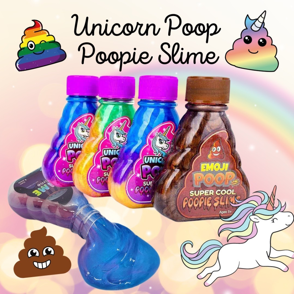 สไลม์ Unicorn Poop Poopies slime | Shopee Thailand