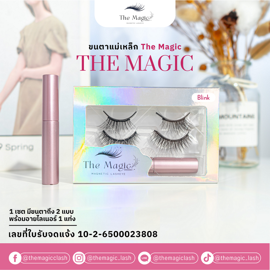 ขนตาแม่เหล็ก The Magic (Blink Set) ติดง่ายไม่ต้องใช้กาว ใช้ง่ายเพียง ...
