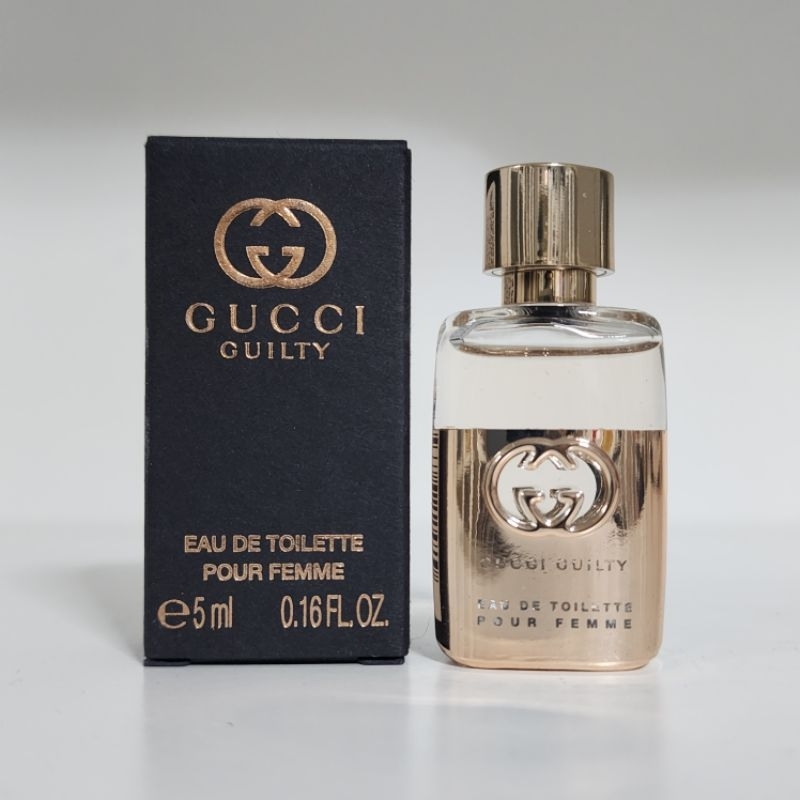 น้ำหอมจิ๋วมินิ Gucci Guilty Pour Femme EDT 5ml พร้อมกล่อง | Shopee Thailand