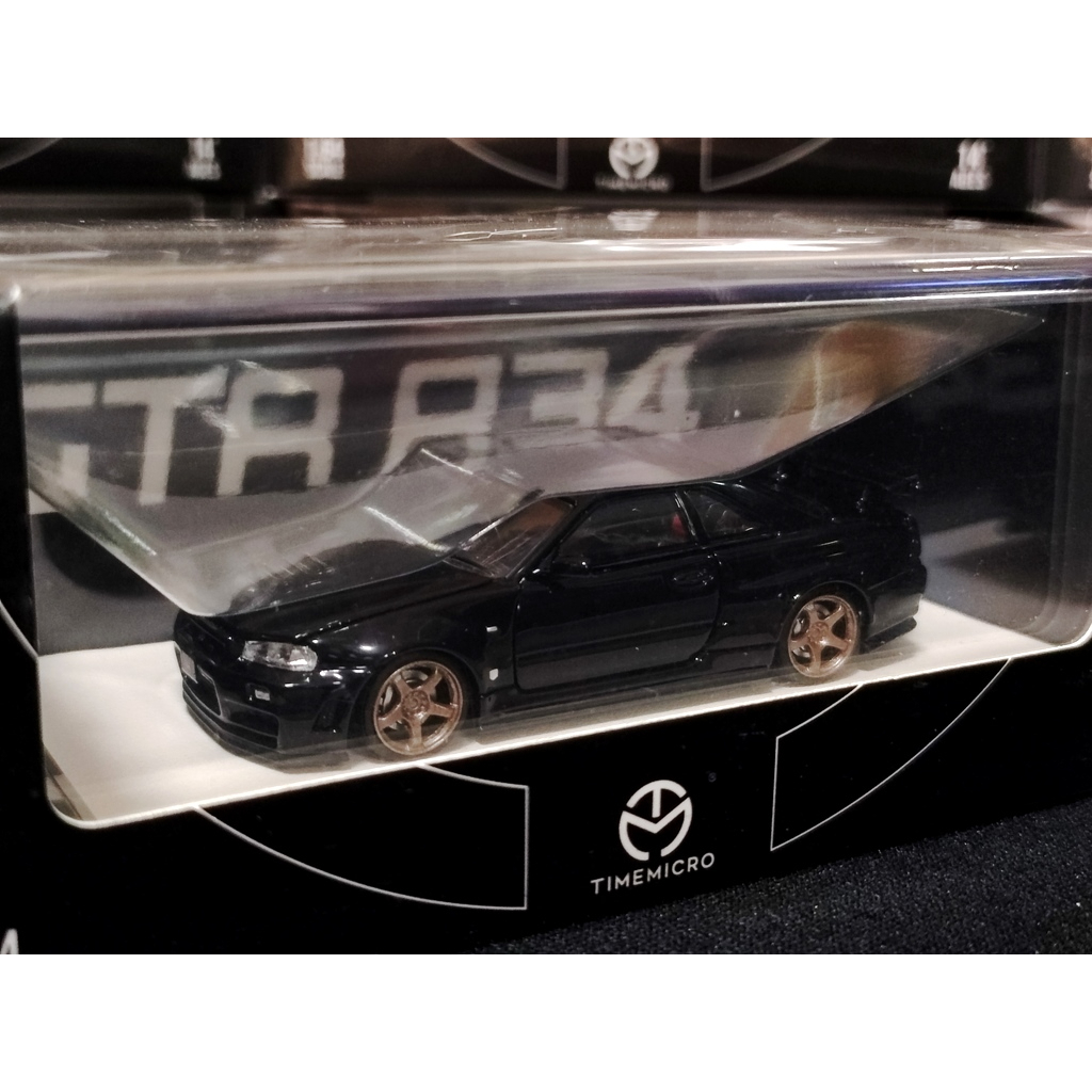 โมเดลรถR34 1/64 Time Micro Model Nissan Skyline R34 GT-R Nismo Z-tune 1 ...