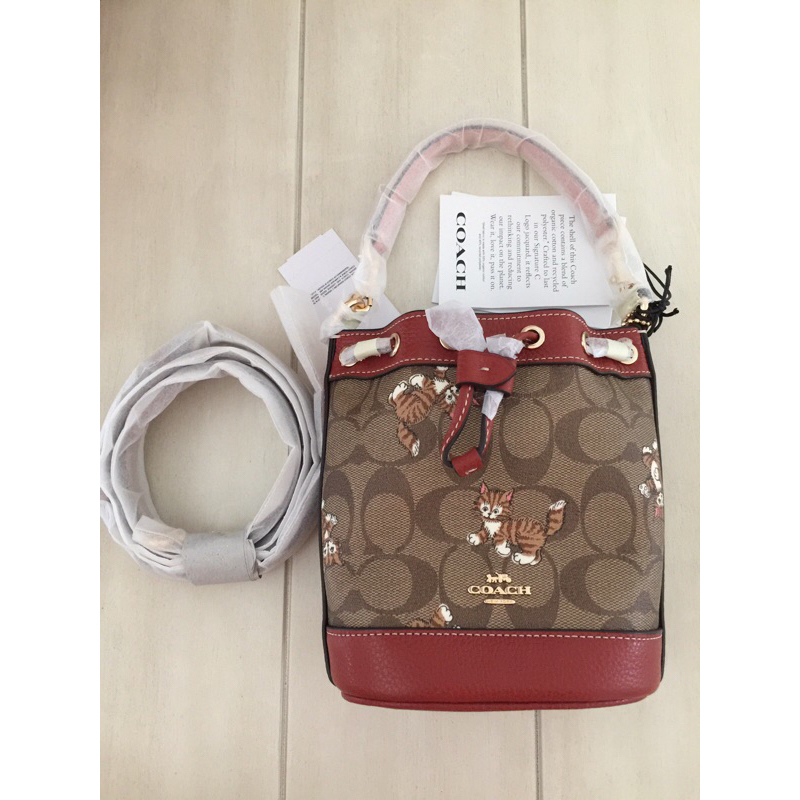 COACH MINI BAGKET BAG ของแท้ 💯% | Shopee Thailand