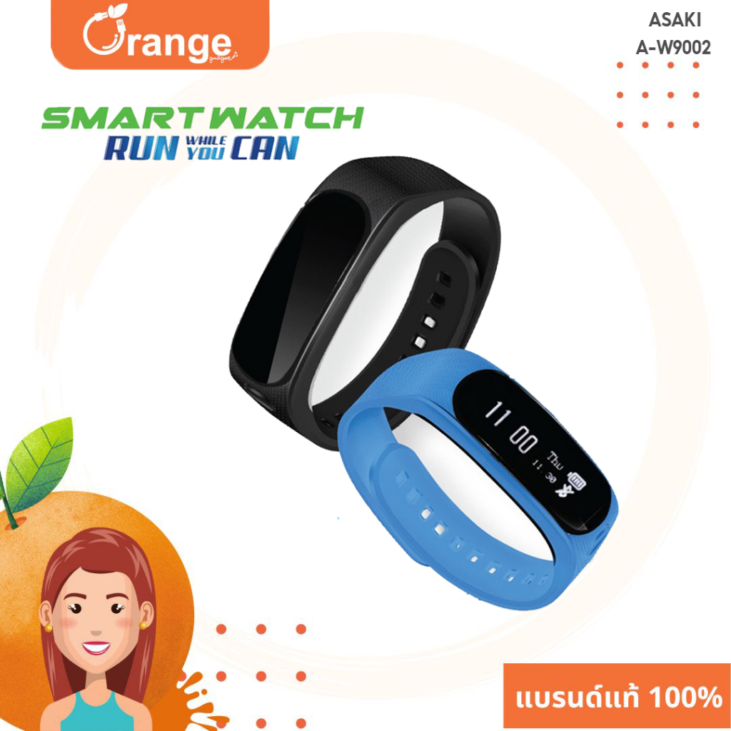 Asaki Smart Watch นาฬิกาสมาร์ทวอทช์ เชื่อมต่อบลูทูธ นับแคล นับก้าว วัด ...