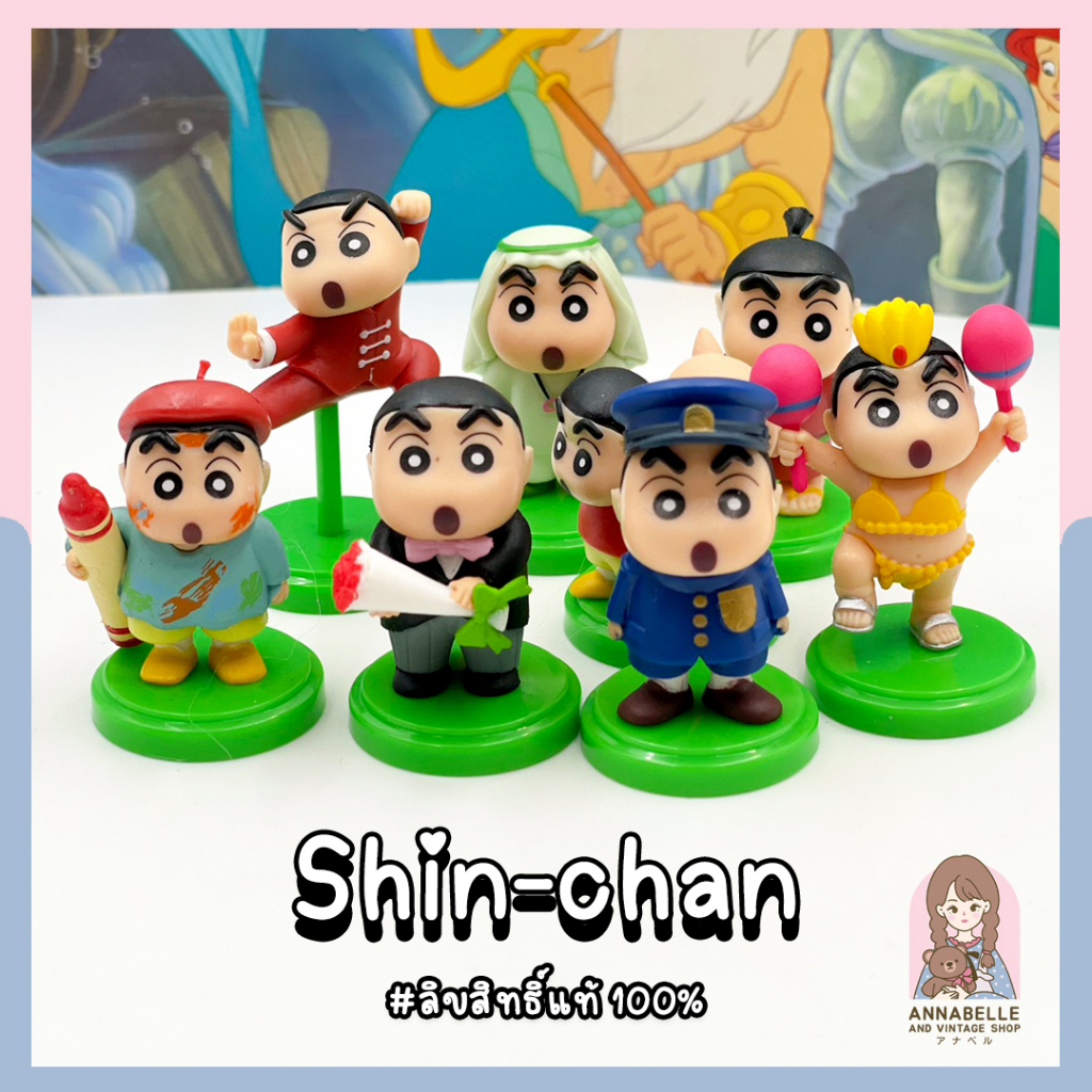 ชินจัง โมเดลชินจัง (เลือกแบบได้) Choco Egg Crayon Shin chan Movie ...