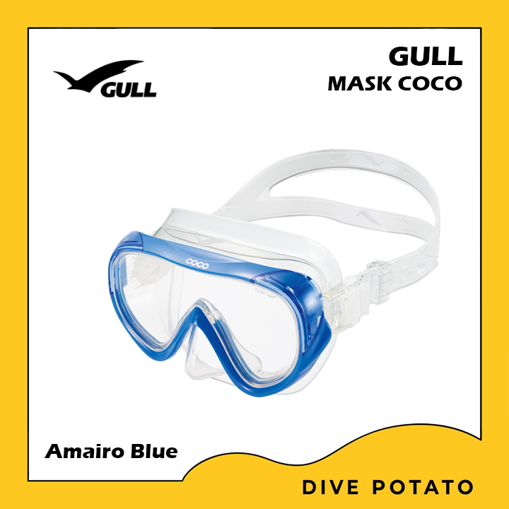 Gull Diving Mask Coco หน้ากากสำหรับดำน้ำเลนส์เดียวจากแบรนด์ Gull ...