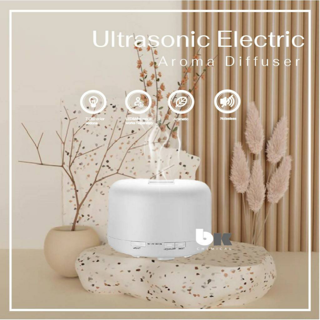 เครื่องพ่นไอน้ำ น้ำมันหอมระเหย ขนาด 1 ลิตร Ultrasonic Electric Aroma Diffuser 1000ML | Shopee ...