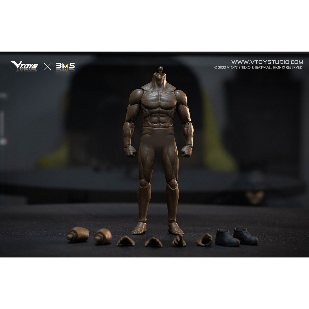 VTOYS X BMS VSD0031 1/12 : ACTION FIGURE BODY ZERO BLACK | Shopee Thailand