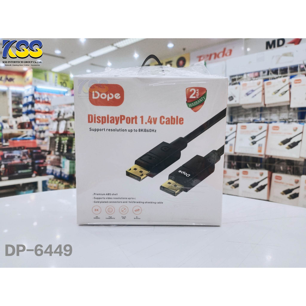 DOPE Cable Display to Display รุ่น DP-6447(1.5M) DP-6448 (3M) DP-6449 ...