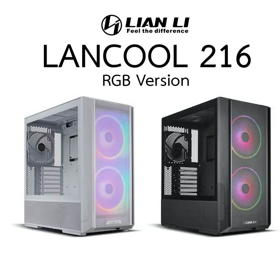 Lian Li LANCOOL 216 RGB Version High-Airflow Mid-Tower ATX Case ...